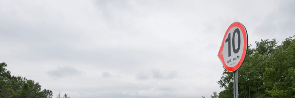 Boating restriction signs