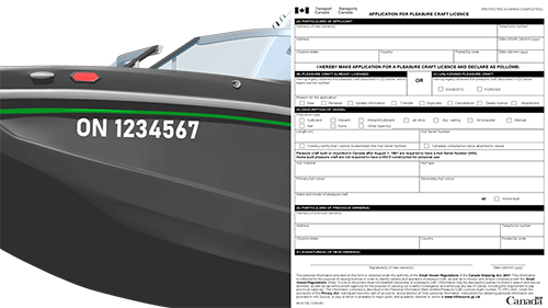 Boat registration - Ontario