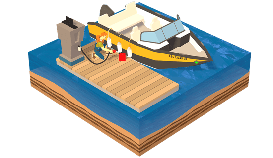 Fueling a boat safely - Starting an inboard & outboard motor