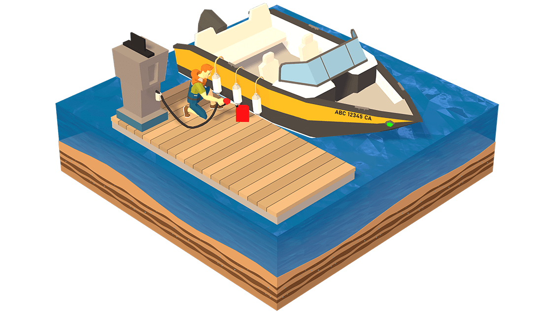 Fueling a boat safely - Starting an inboard & outboard motor