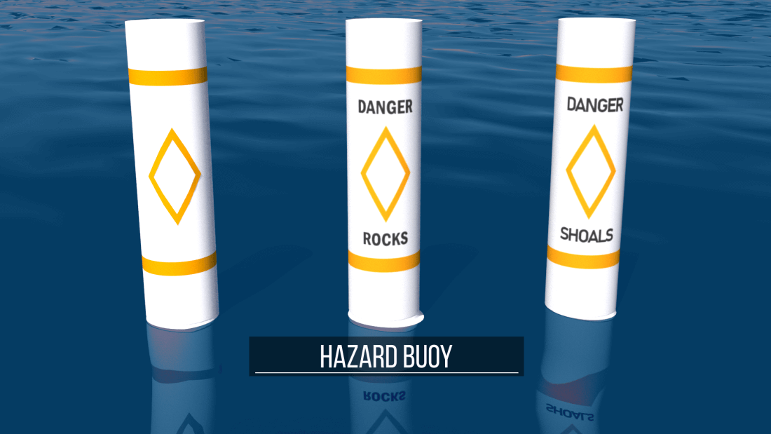 Types of buoys for boats and their meanings