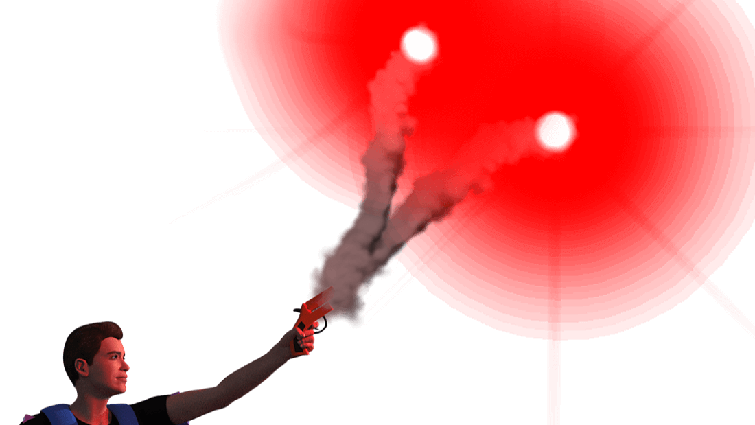 Recognized distress signals for boaters