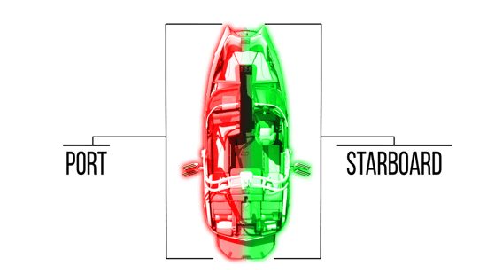 Port and Starboard sides of a boat