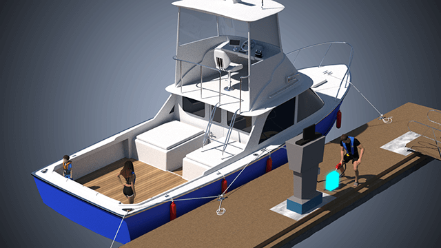 What is the proper way to fuel a boat?