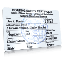 New Jersey in-person, proctored boating license exam