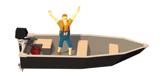 What are the types of visual distress signals?