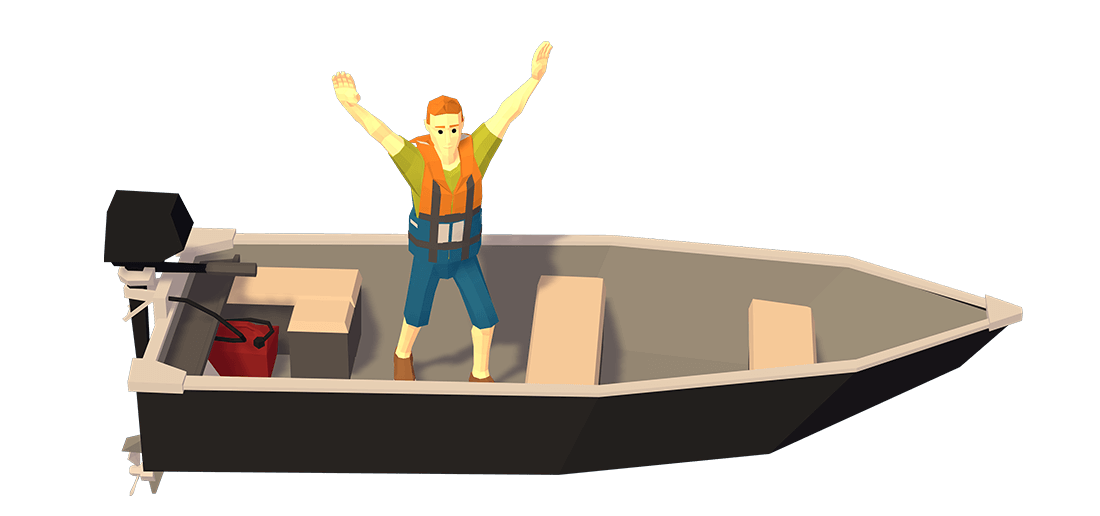 What are the types of visual distress signals?