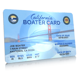 California boat license requirements