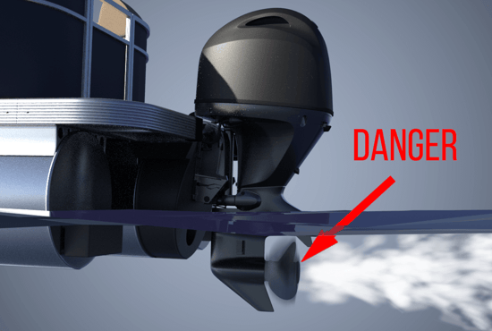 Boat propeller accident