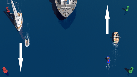 Upstream vs Downstream meaning when boating