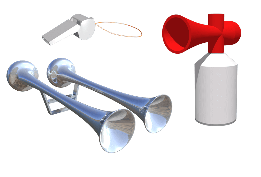 What are the sound signals for boats?