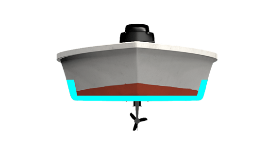 What is a flat bottom hull?